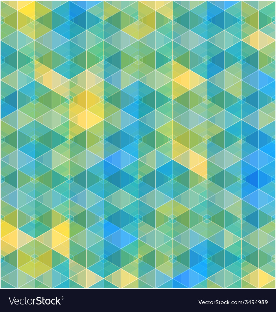 Retro geometric hexagon seamless pattern Vector Image Retro geometric hexagon seamless pattern Vector Image