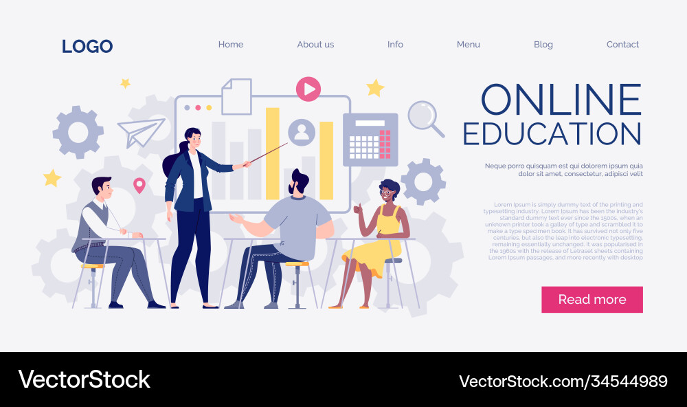 Training business team Royalty Free Vector Image