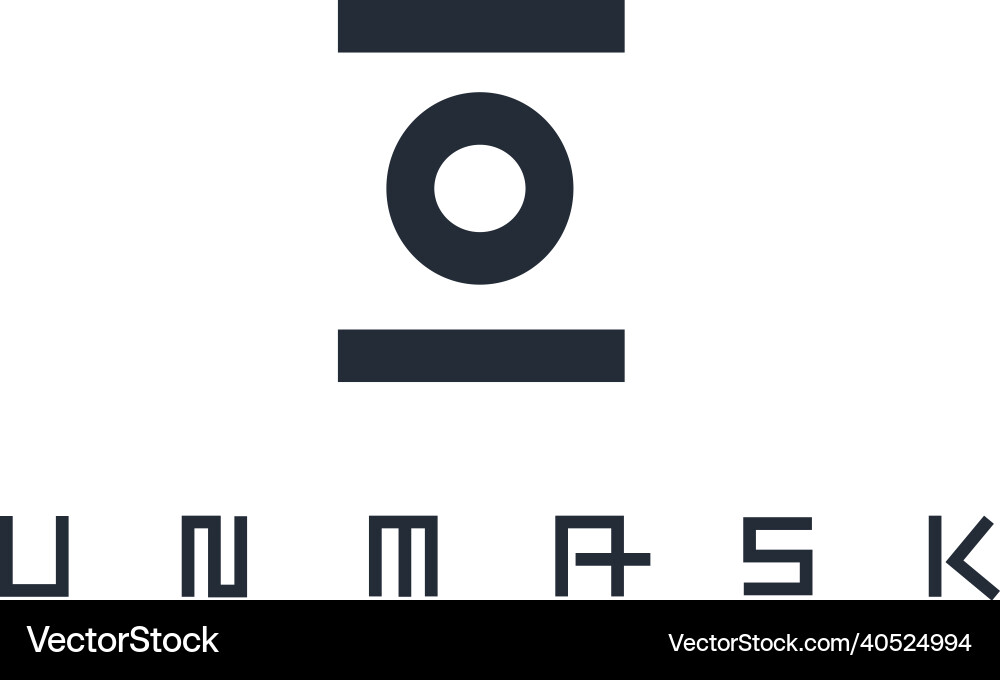 Unmask concept design Royalty Free Vector Image
