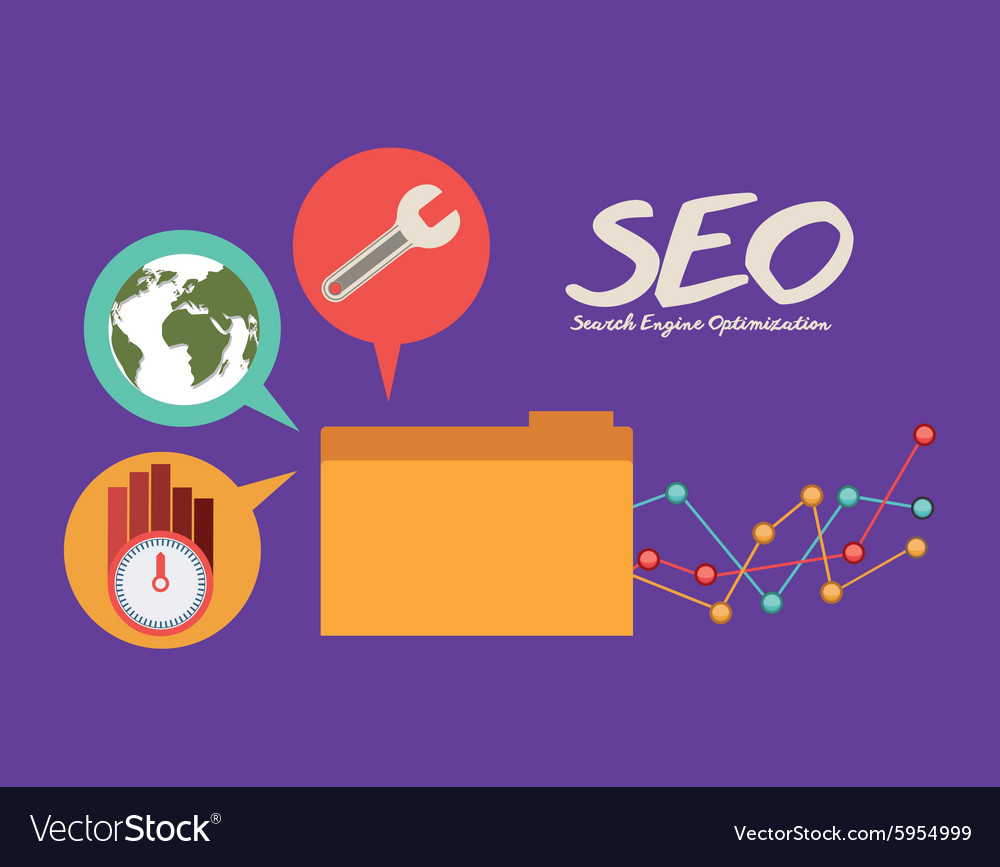 Seo design Royalty Free Vector Image - VectorStock Seo design Royalty Free Vector Image - VectorStock