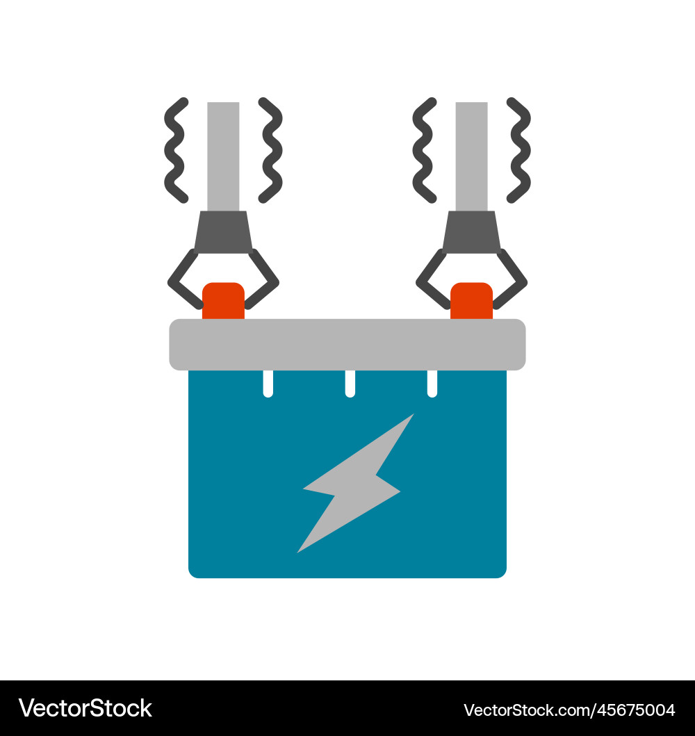 Car battery icon Royalty Free Vector Image - VectorStock
