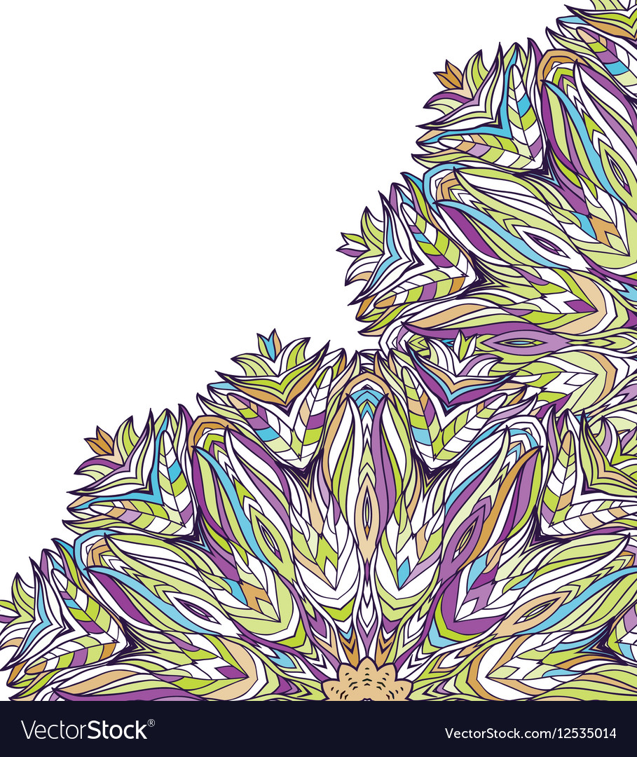 Mandala Decorative Royalty Free Vector Image Vectorstock