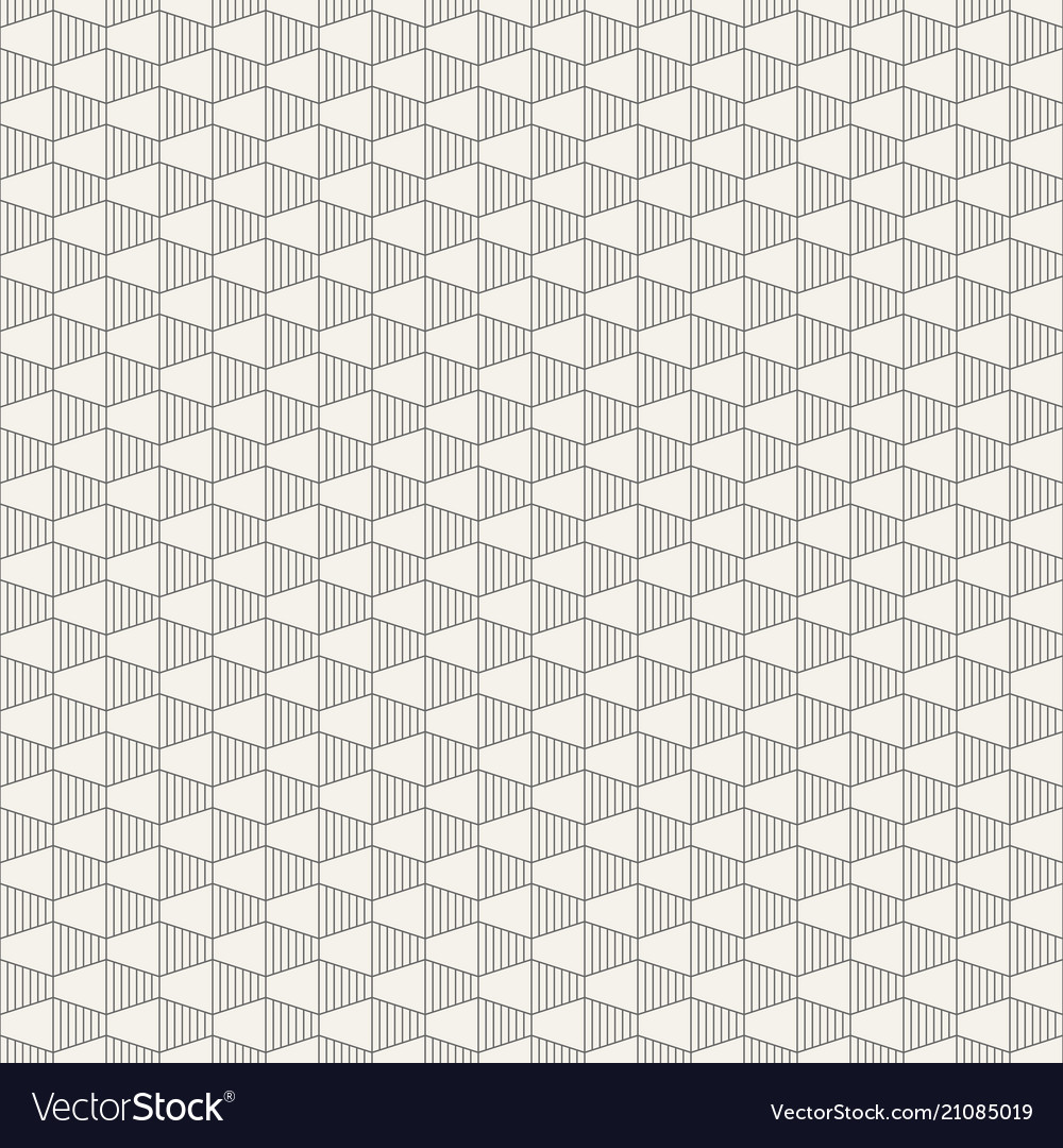 Abstract seamless pattern hexagonal grid design Vector Image