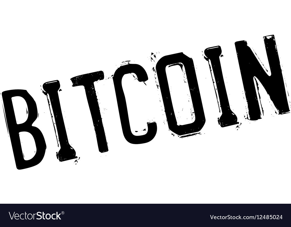 Bitcoin rubber stamp Royalty Free Vector Image Bitcoin rubber stamp Royalty Free Vector Image