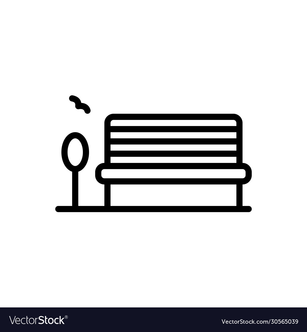 Bench Royalty Free Vector Image - VectorStock