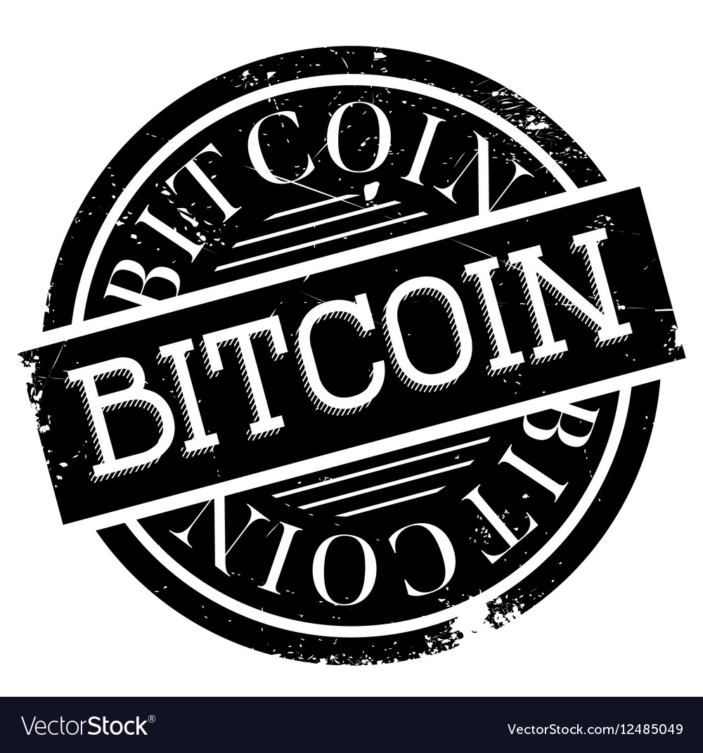 Bitcoin rubber stamp Royalty Free Vector Image Bitcoin rubber stamp Royalty Free Vector Image