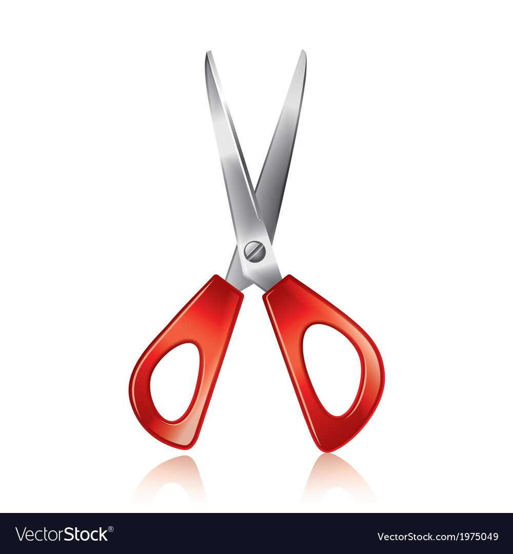 Object scissors Royalty Free Vector Image - VectorStock