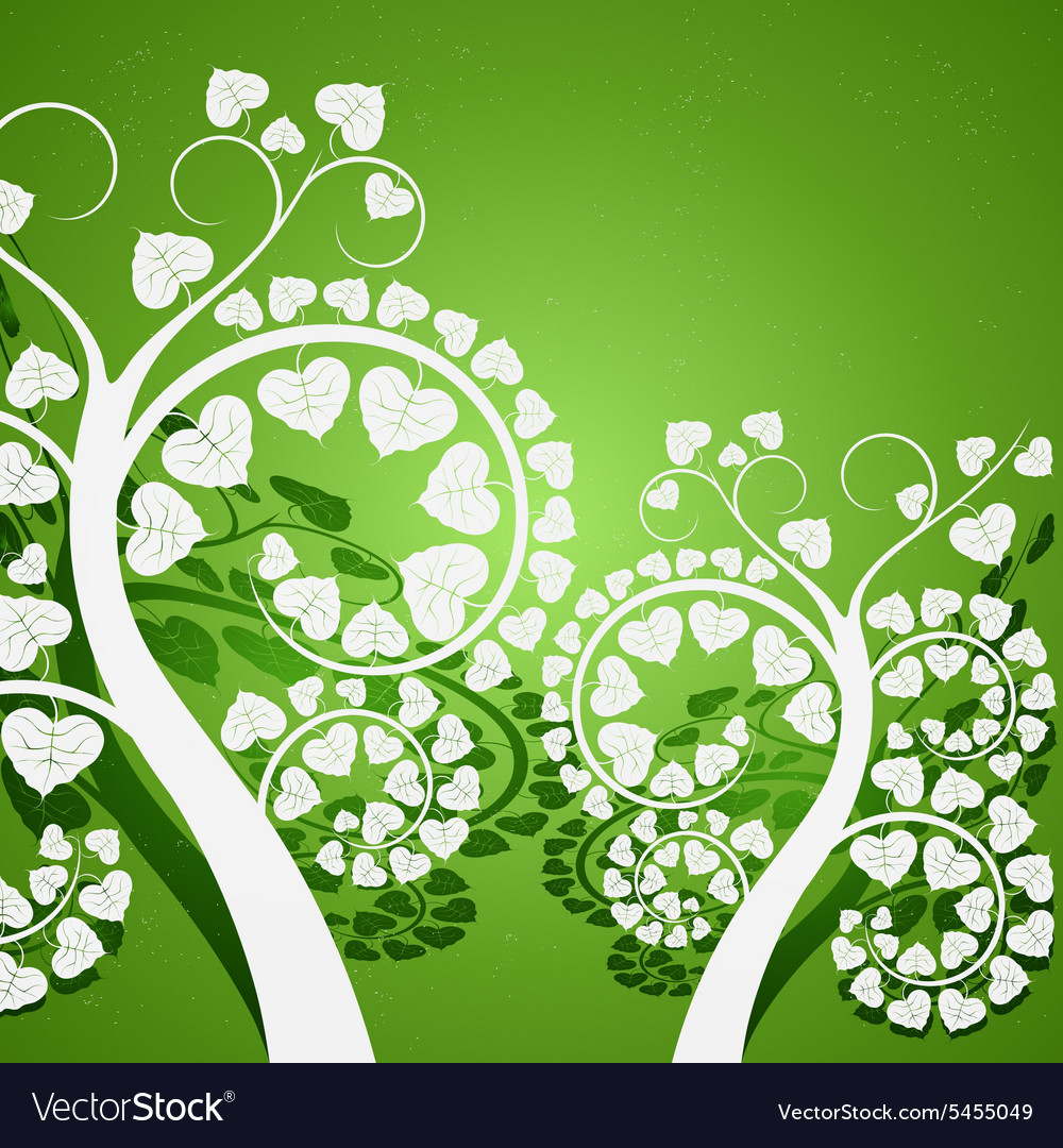 Silver leaf Royalty Free Vector Image - VectorStock