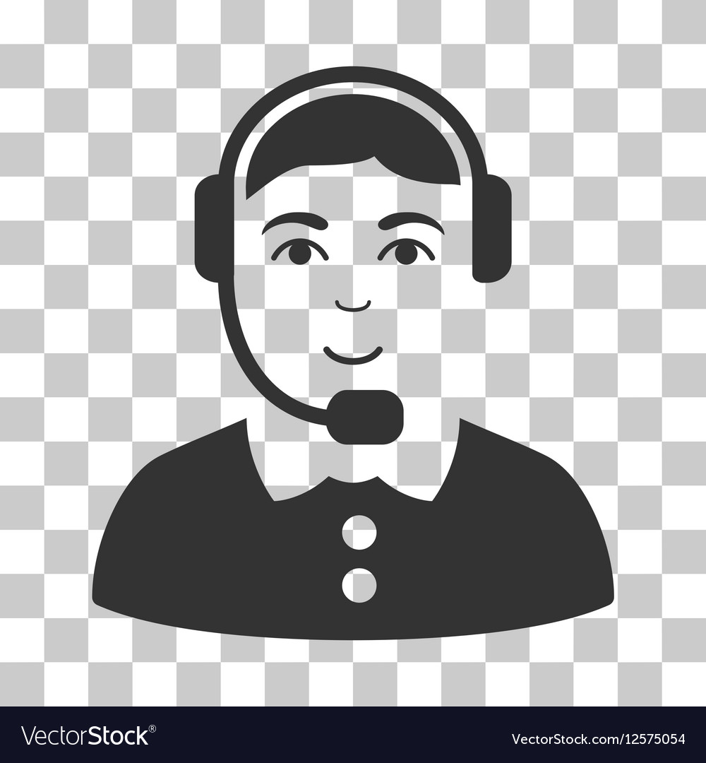 Call center operator icon Royalty Free Vector Image Call center operator icon Royalty Free Vector Image