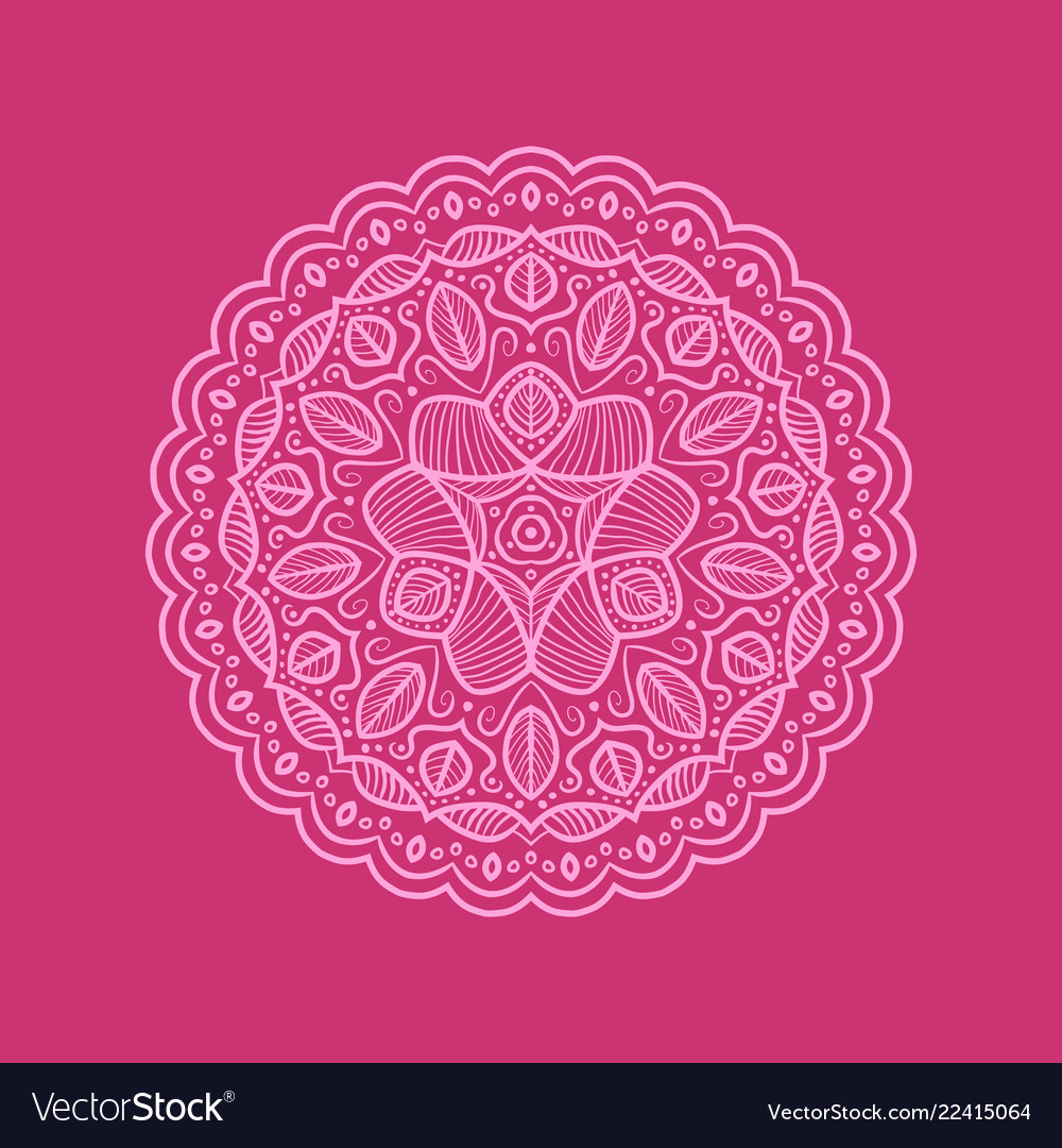 Pattern round Royalty Free Vector Image - VectorStock