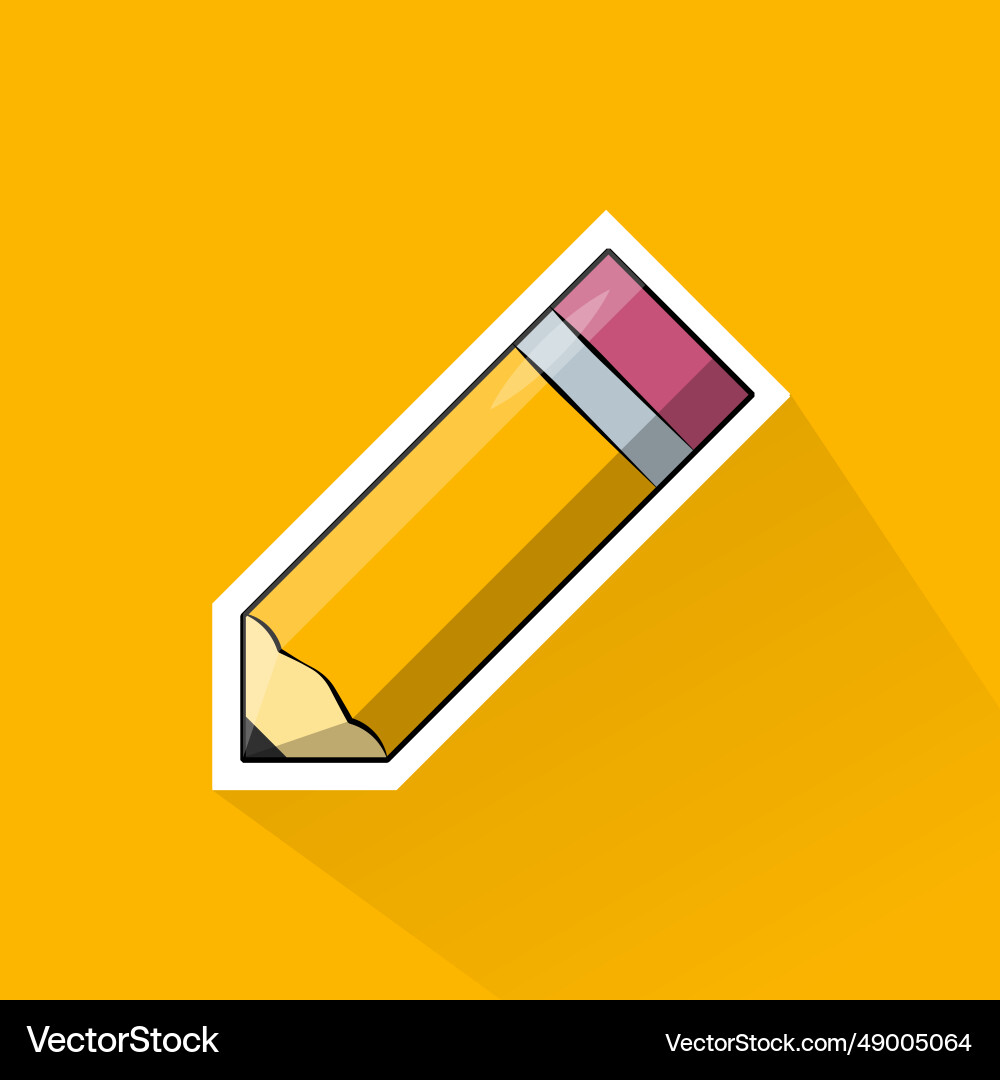 Pencil Royalty Free Vector Image - VectorStock