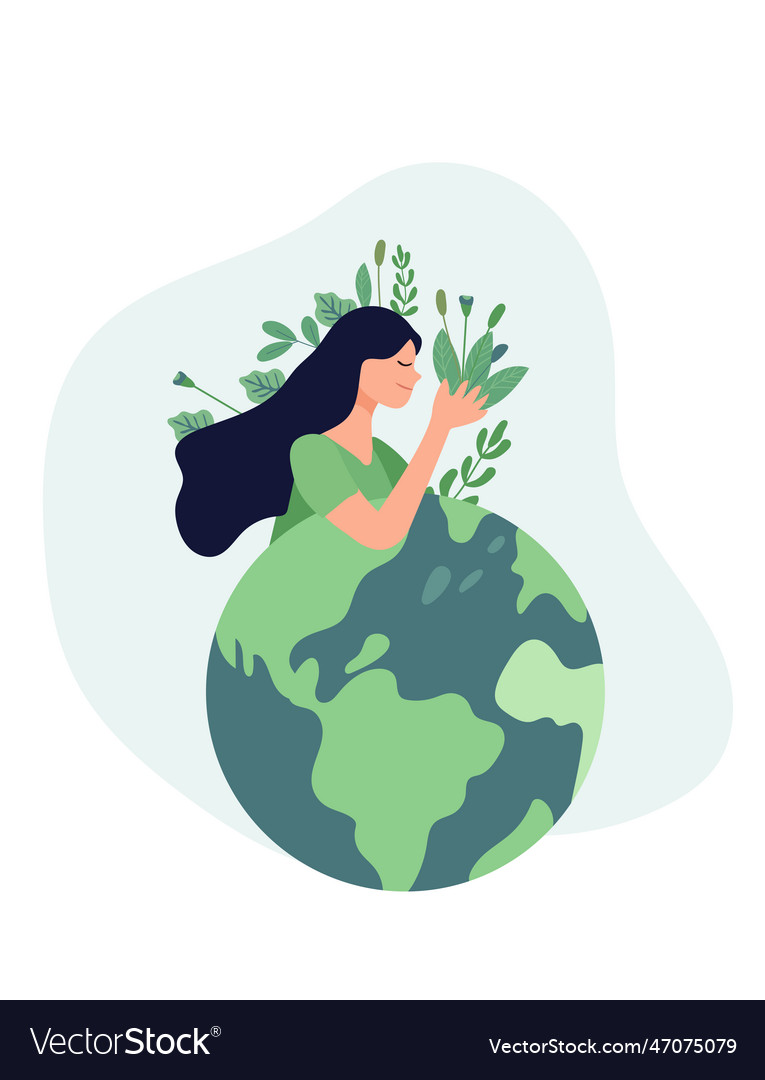 Hands cradling the globe expressing a profound Vector Image Hands cradling the globe expressing a profound Vector Image