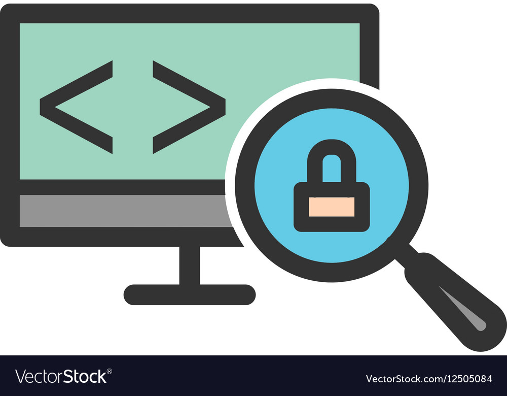 Insecure code Royalty Free Vector Image - VectorStock