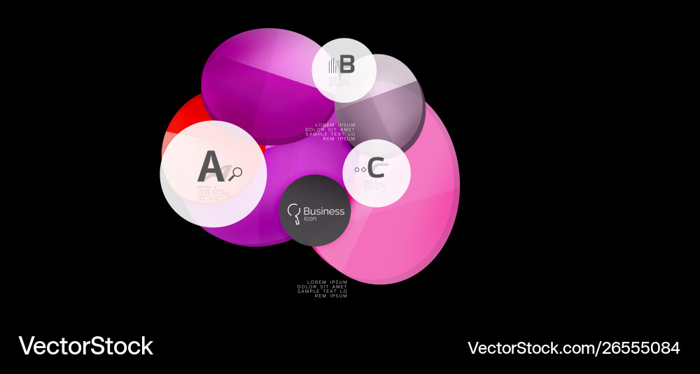 Modern advertising concept for wallpaper design Vector Image