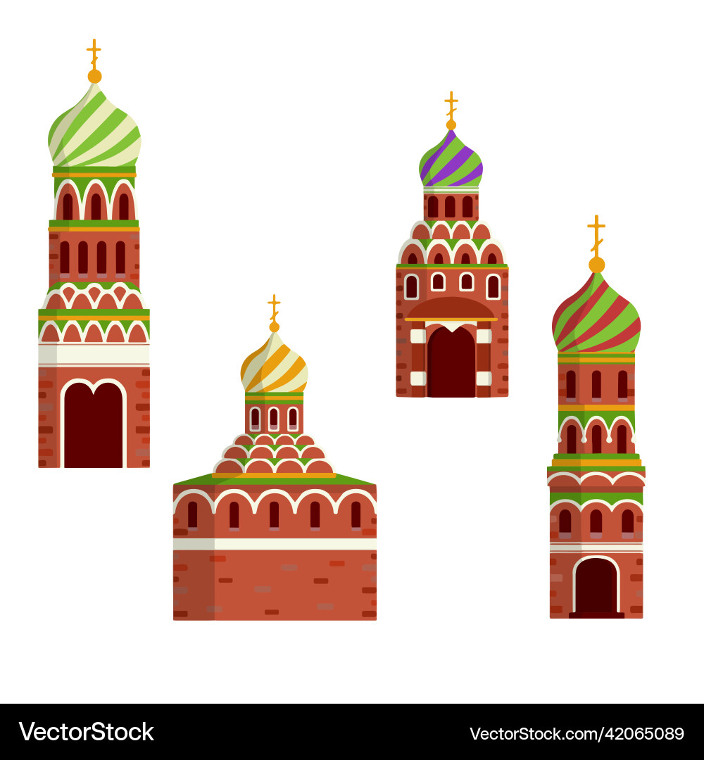 Orthodox church eastern religious temple Vector Image