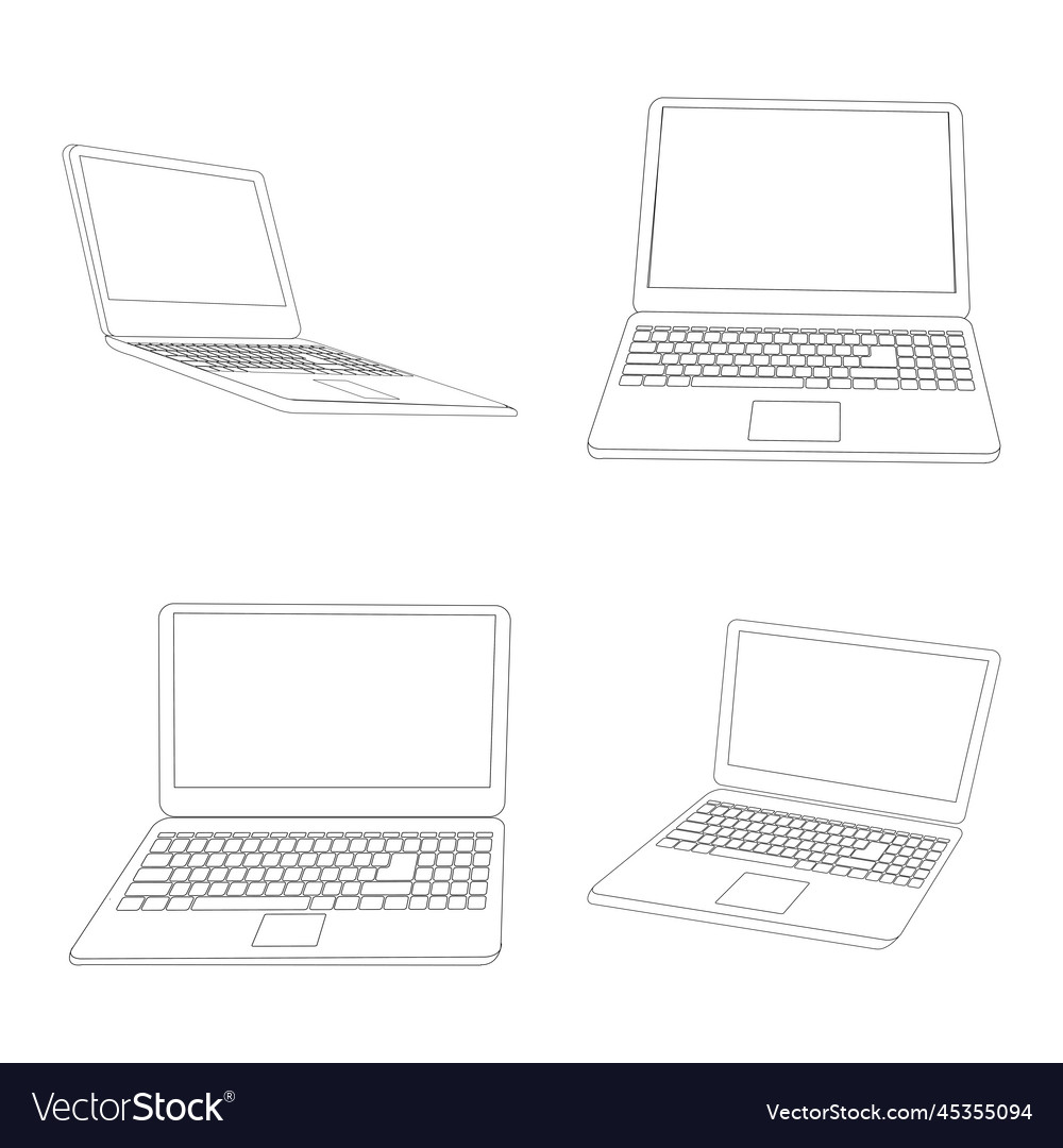 Laptop icon Royalty Free Vector Image - VectorStock