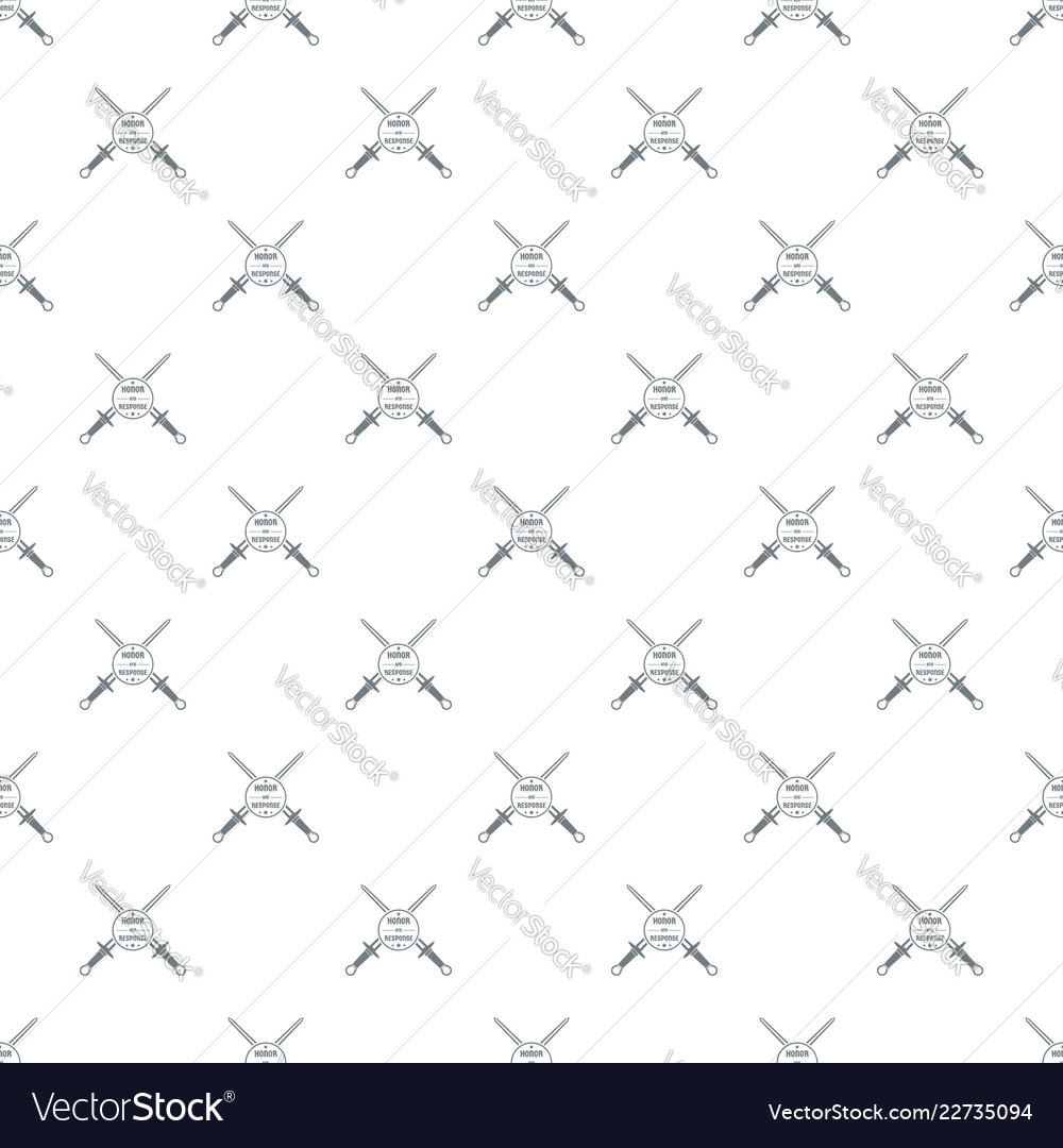 Sword pattern seamless Royalty Free Vector Image