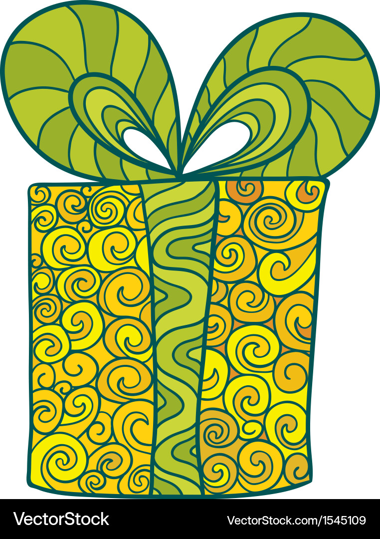 Present box Royalty Free Vector Image - VectorStock