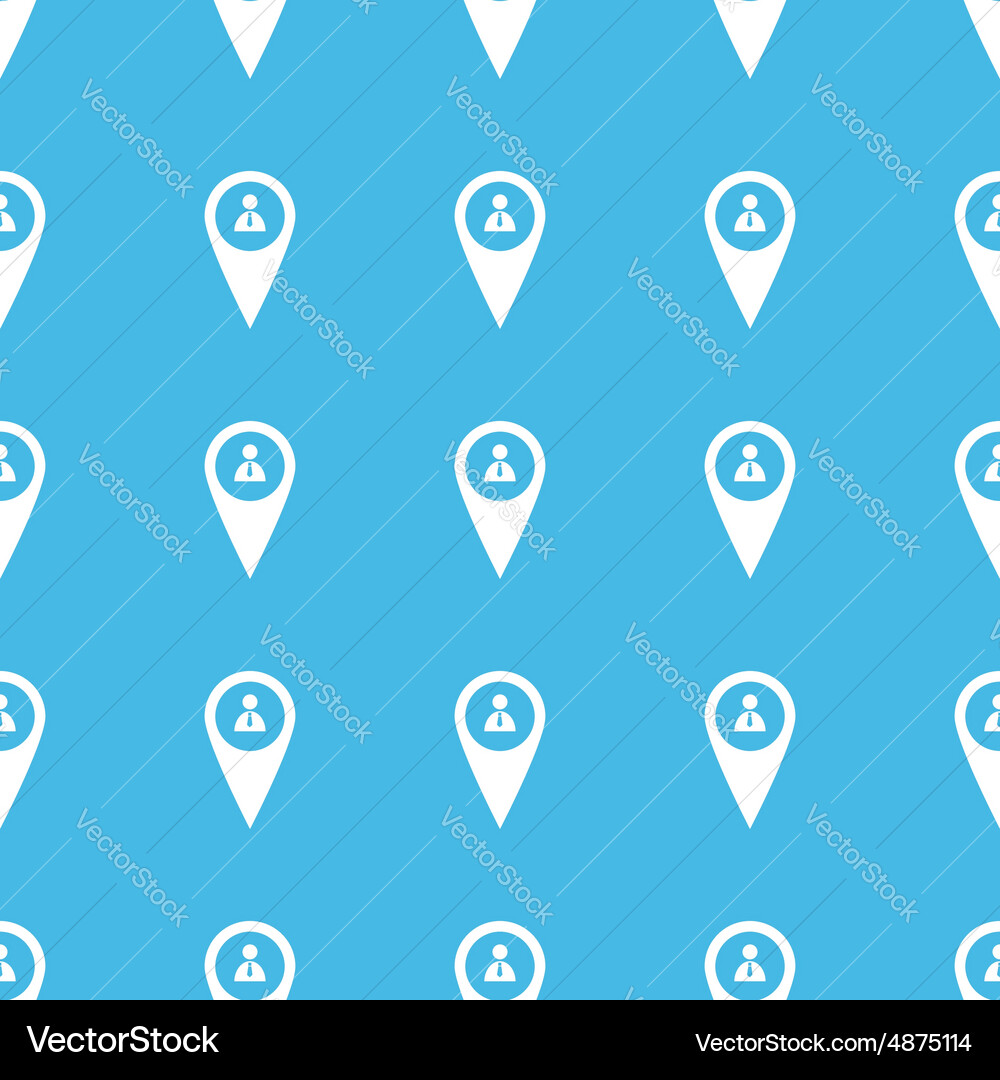 User pointer straight pattern Royalty Free Vector Image