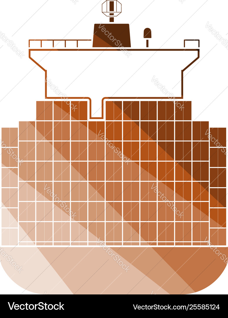 Container ship icon Royalty Free Vector Image - VectorStock