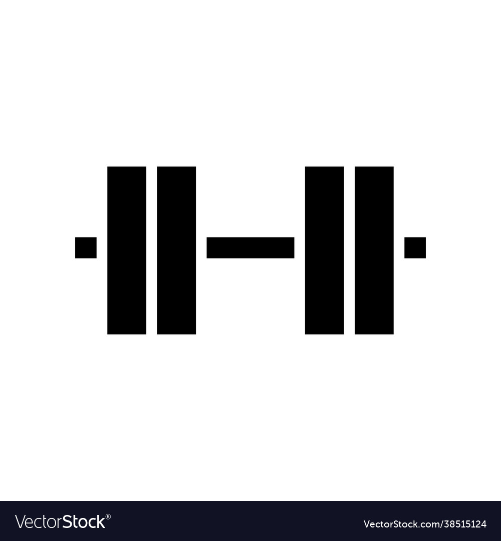 Dumbbell Royalty Free Vector Image - VectorStock