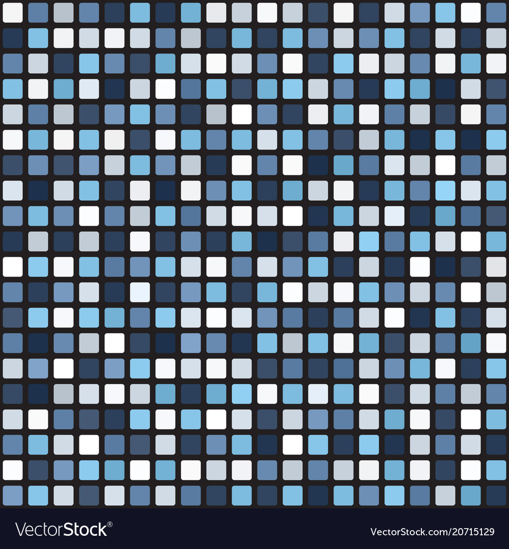 Rounded square pattern seamless Royalty Free Vector Image