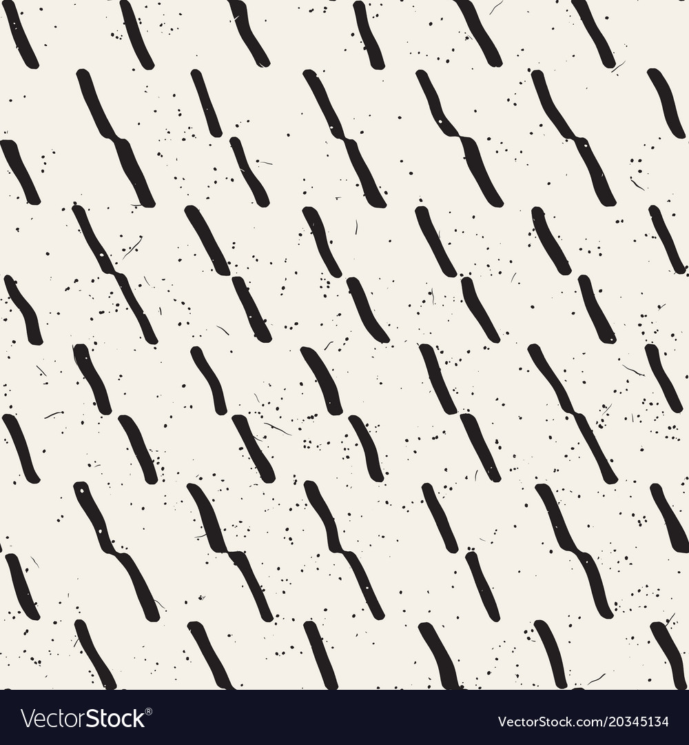 Hand drawn style seamless pattern abstract Vector Image