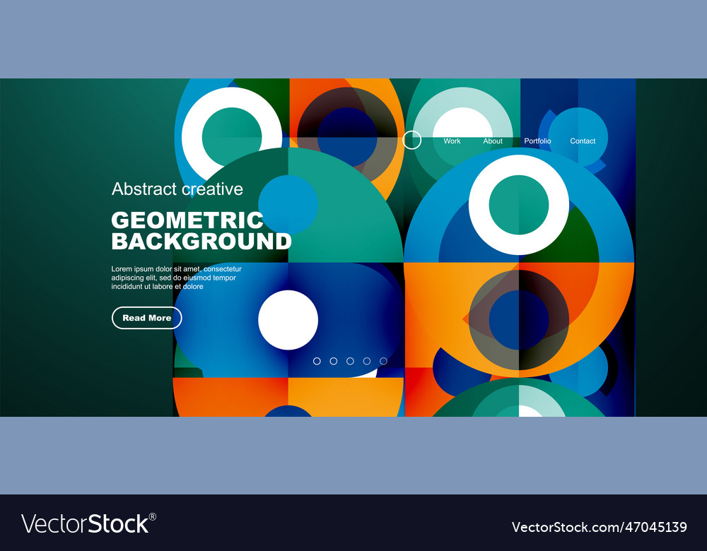 Simple circles and round elements pattern Vector Image