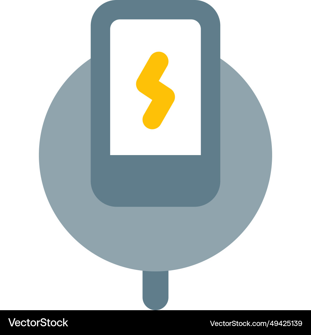Using electromagnetic induction to charge Vector Image