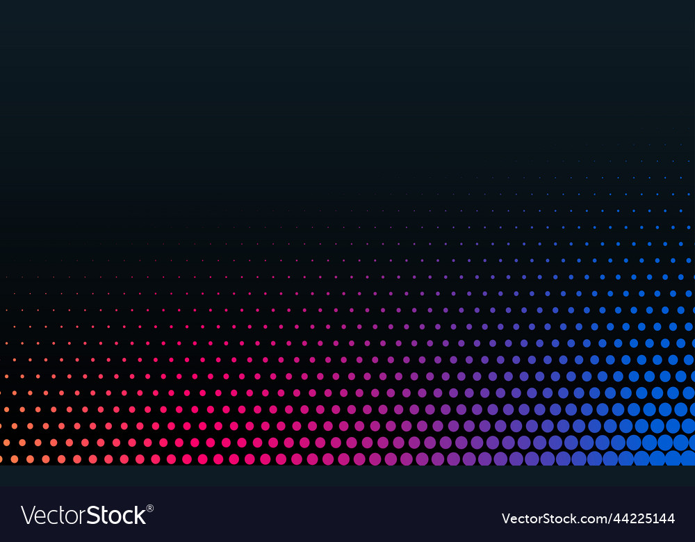 Colorful halftone style modern background design Vector Image