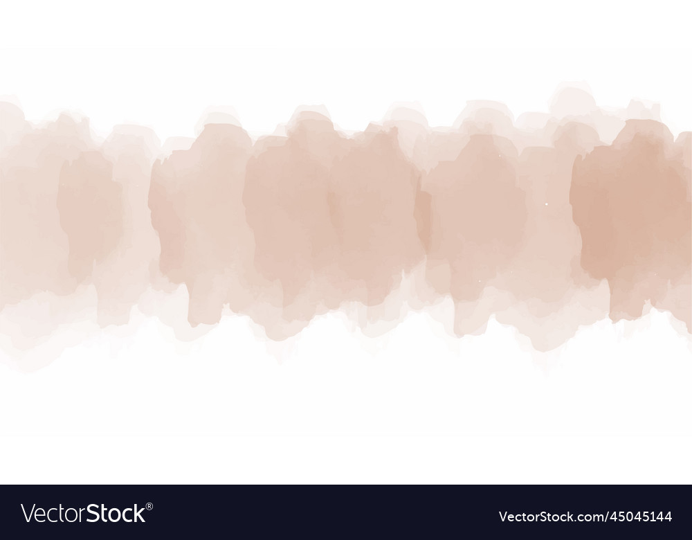 Earth tone watercolor minimal design for text Vector Image