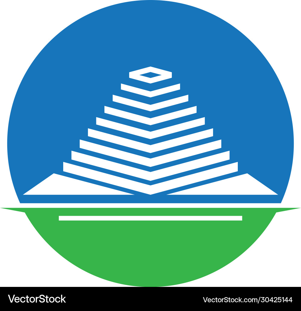 Real estate symbol icon Royalty Free Vector Image