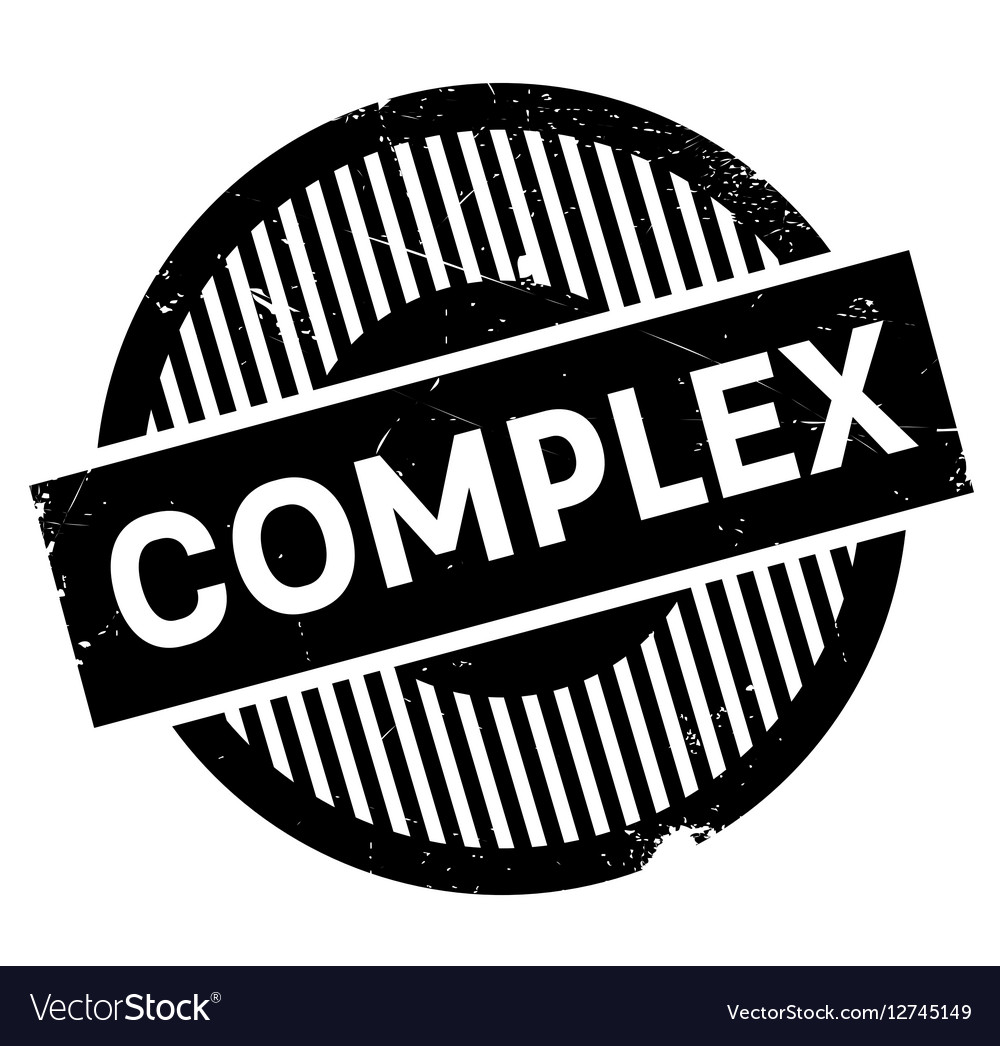 Complex rubber stamp Royalty Free Vector Image