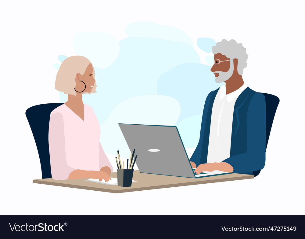 Interview Royalty Free Vector Image - VectorStock