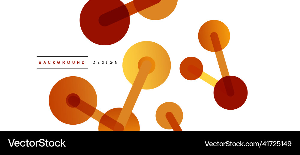 Network concept abstract background dots Vector Image
