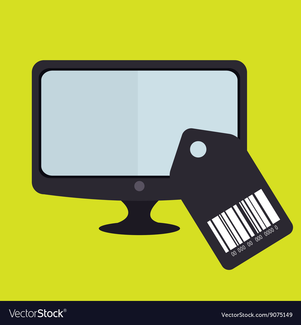 Product identification code design Royalty Free Vector Image