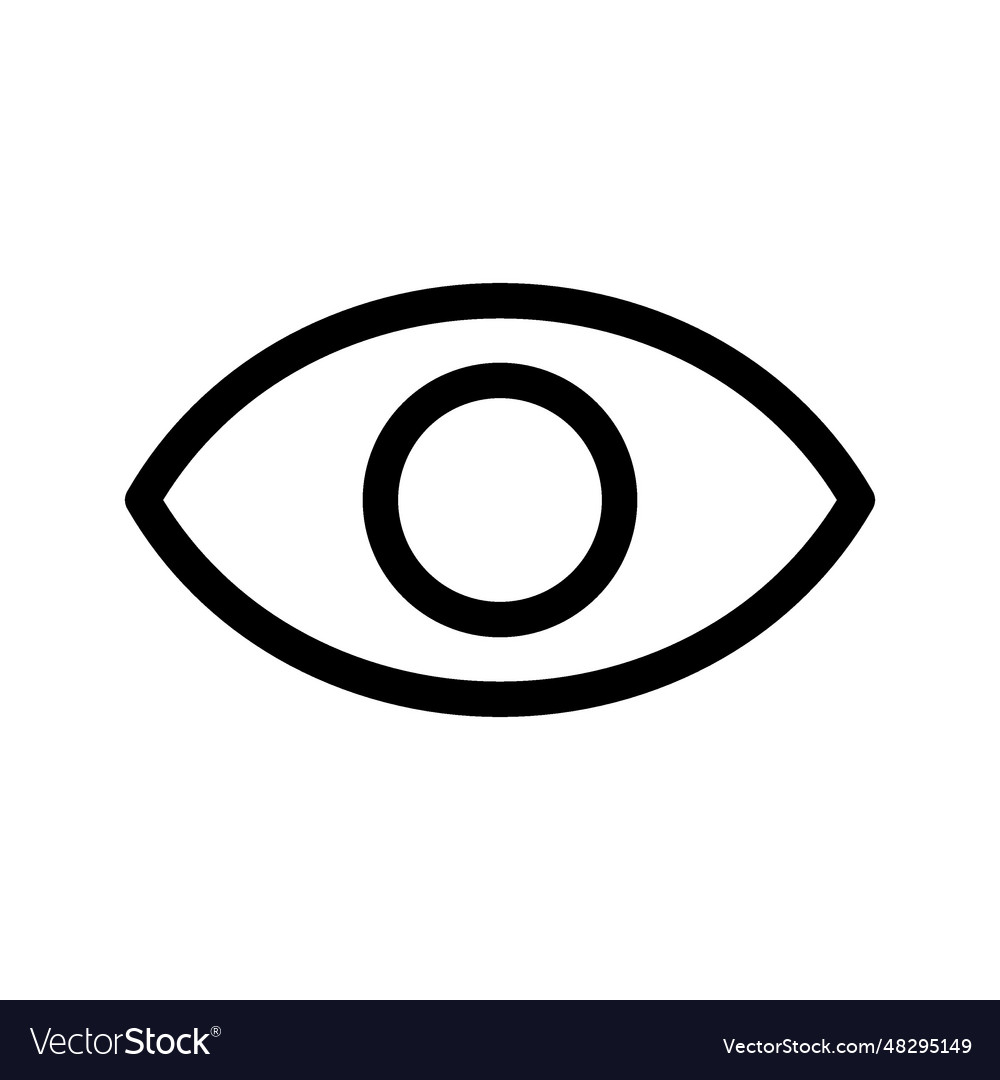 View icon Royalty Free Vector Image - VectorStock