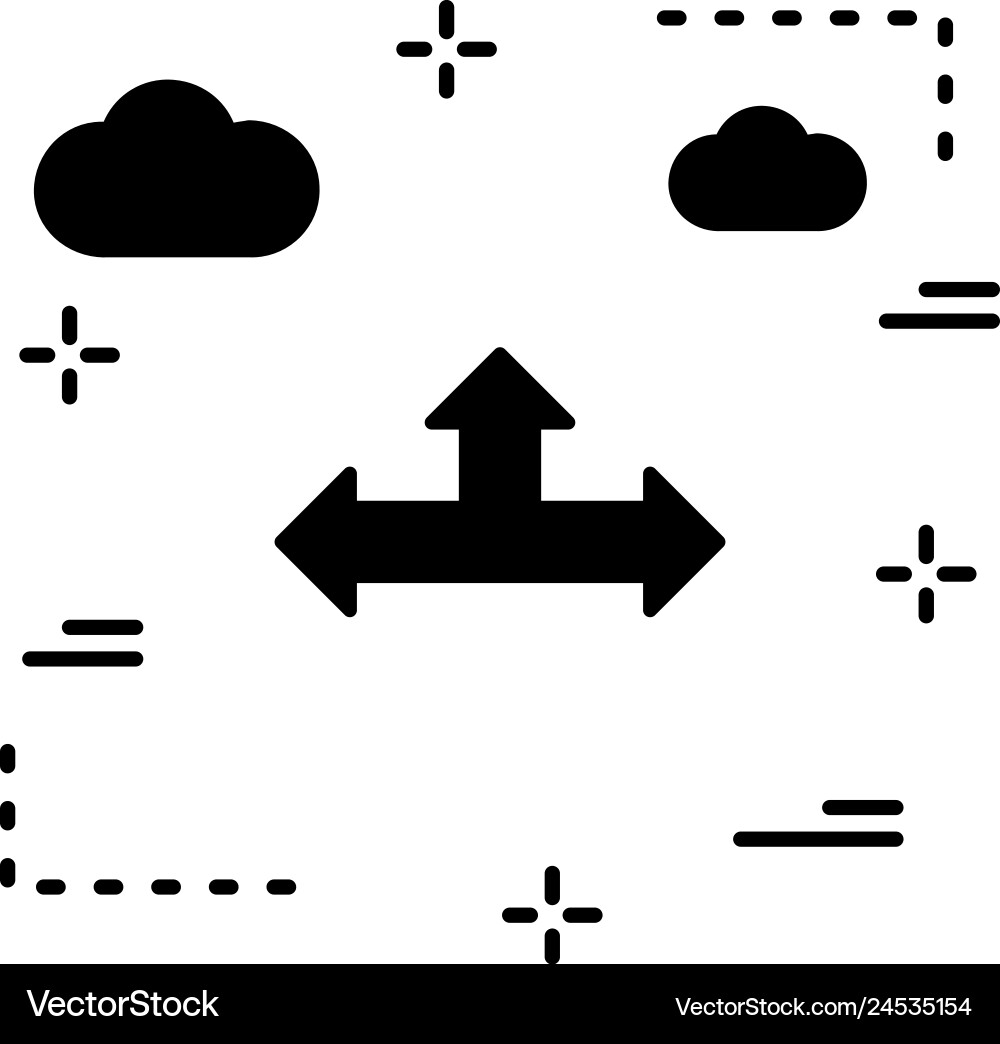 Tripple arrow icon Royalty Free Vector Image - VectorStock