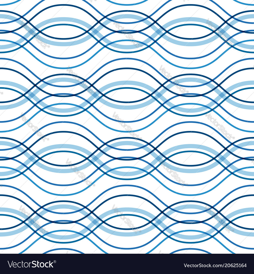 Abstract wavy pattern Royalty Free Vector Image