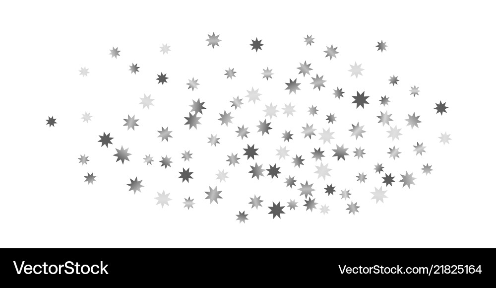 Falling stars on a white background Royalty Free Vector