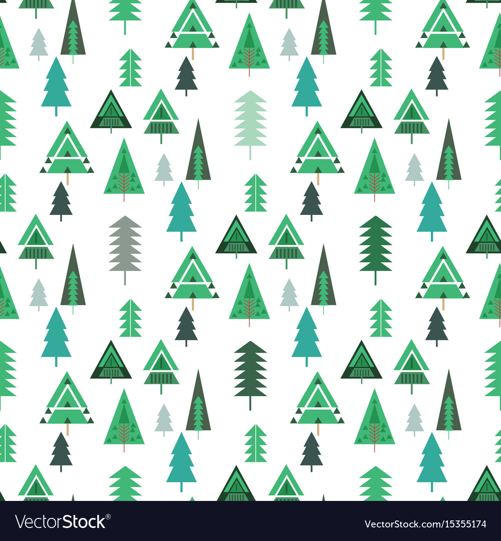 Forest pattern Royalty Free Vector Image - VectorStock
