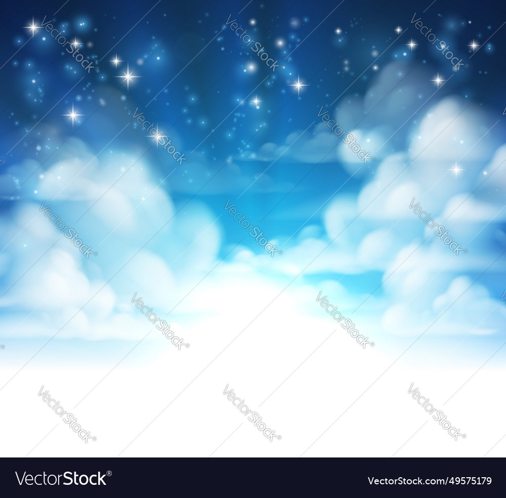 Clouds background header Royalty Free Vector Image