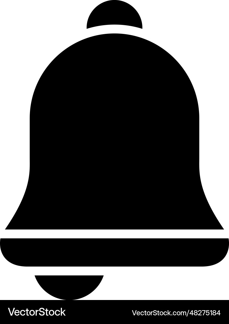 Bell icon Royalty Free Vector Image - VectorStock
