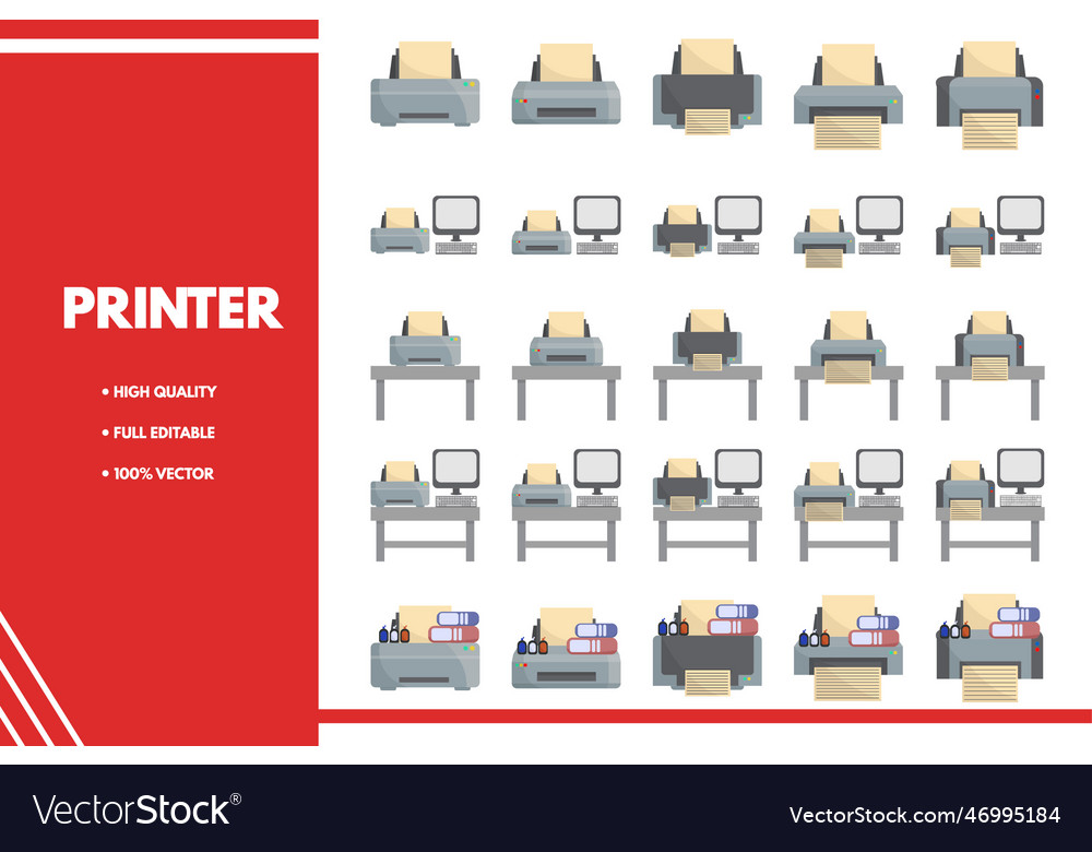 Printer Royalty Free Vector Image - VectorStock