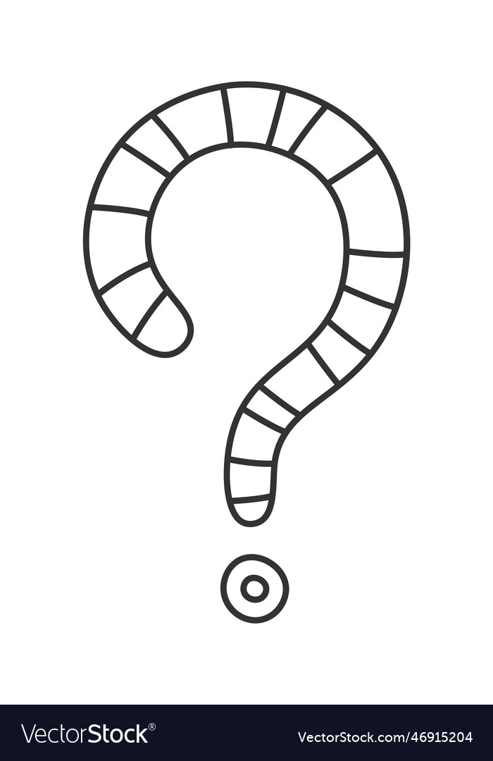 Comic question mark Royalty Free Vector Image - VectorStock