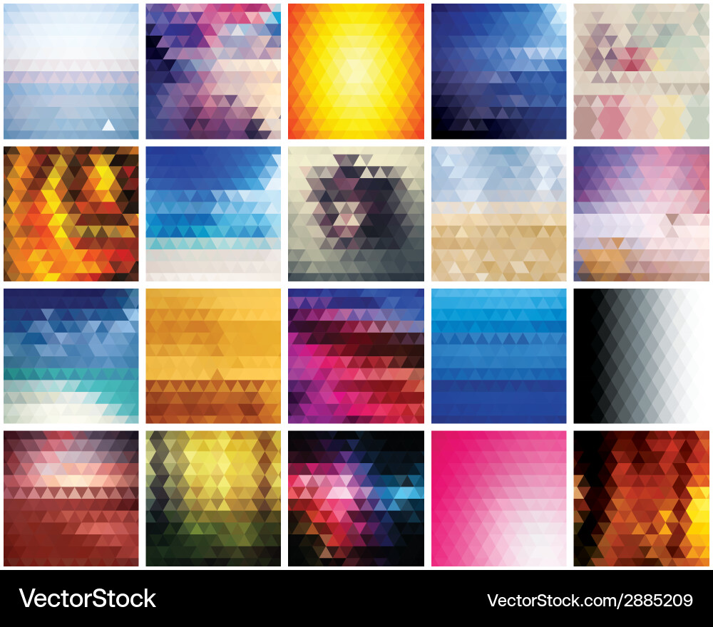 Abstract geometric colorful background pattern Vector Image