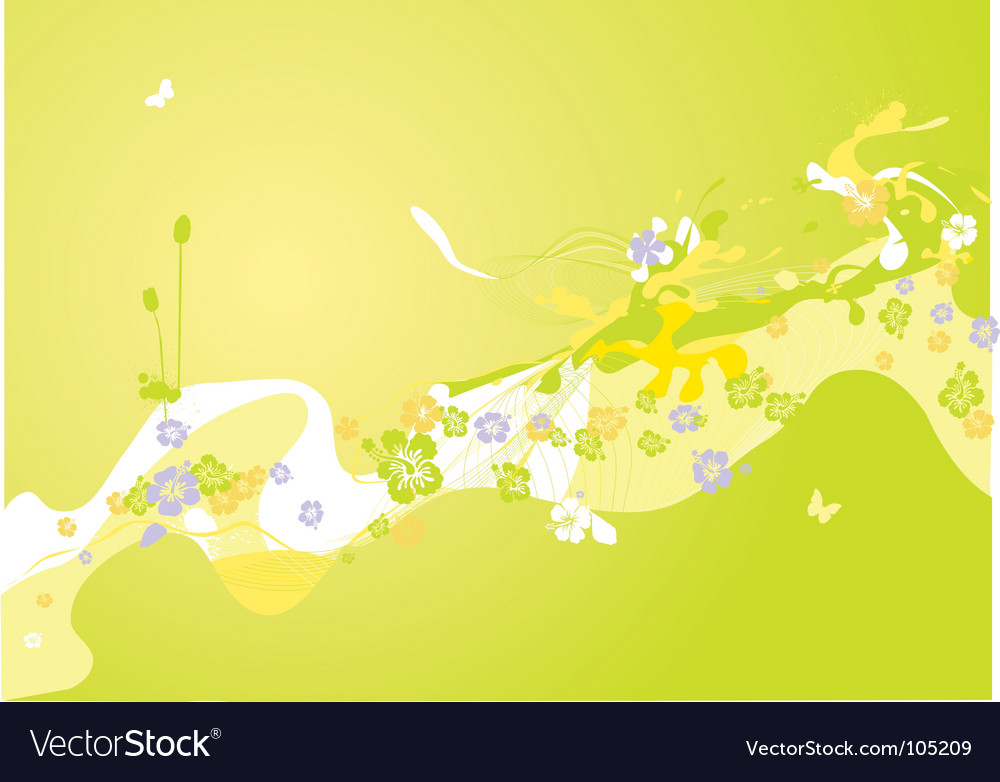Spring decoration Royalty Free Vector Image - VectorStock