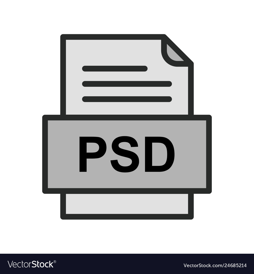 Psd file document icon Royalty Free Vector Image Psd file document icon Royalty Free Vector Image