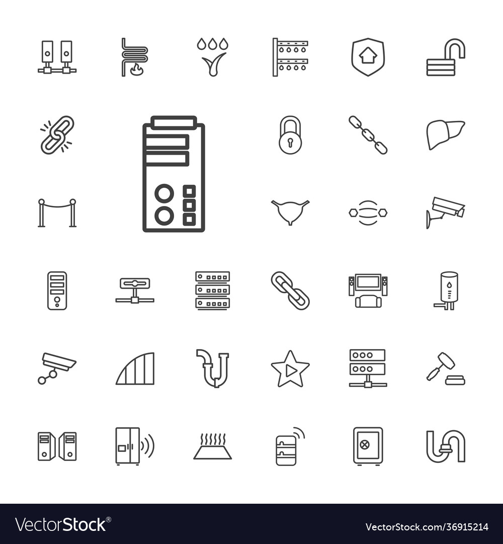 System icons Royalty Free Vector Image - VectorStock