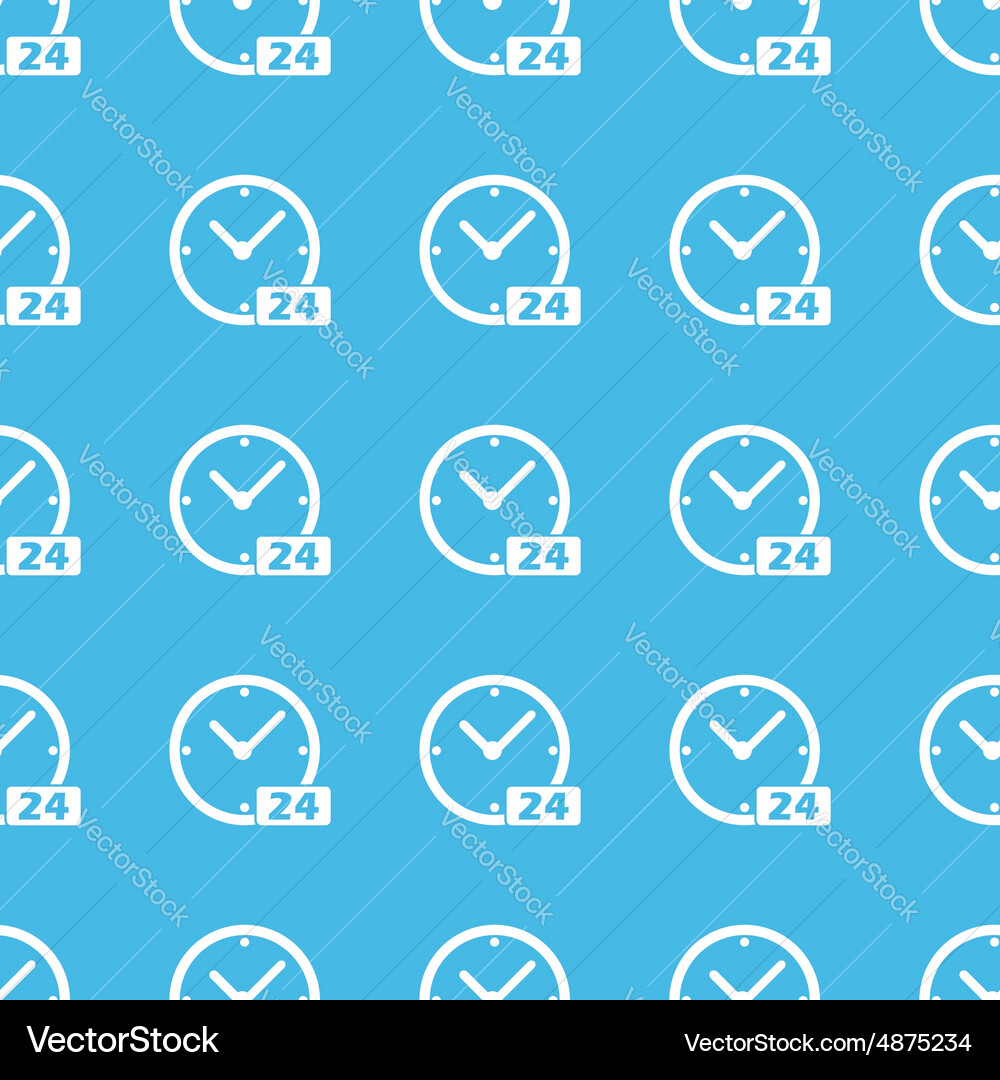 24 workhours straight pattern Royalty Free Vector Image